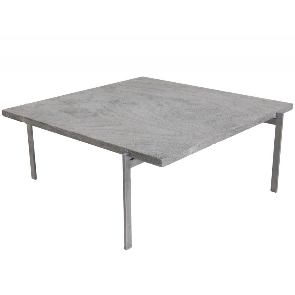 For Sale | Poul Kjærholm PK-61 coffee table of cipollini marble